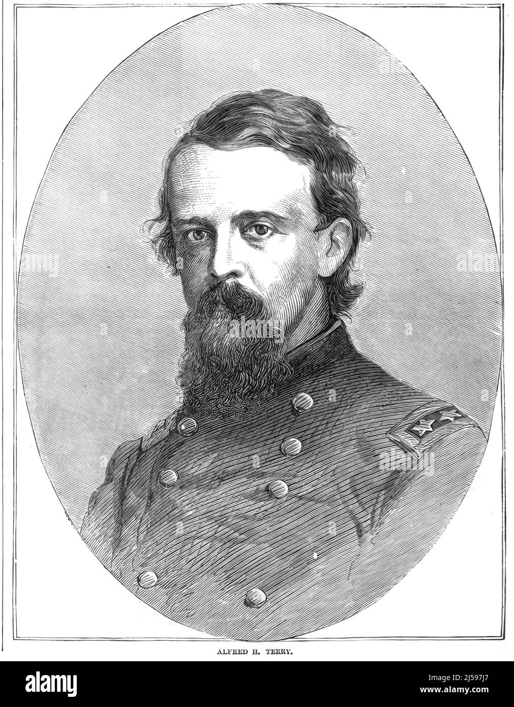 Portrait of Alfred Howe Terry, Union Army General in the American Civil ... Portrait of Alfred Howe Terry, Union Army General in the American Civil ...