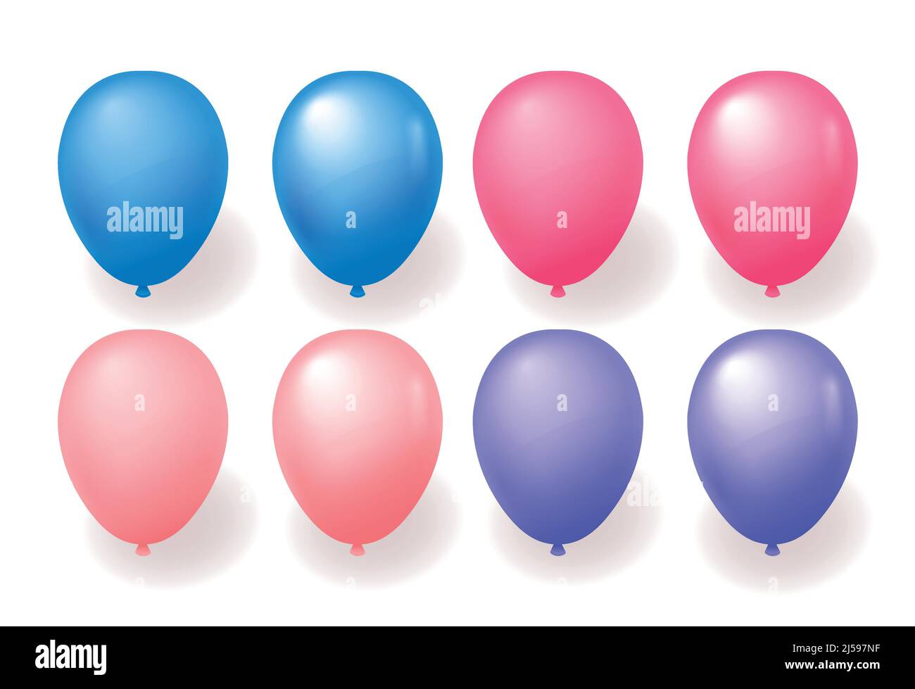 Set of balloons Stock Vector Image & Art - Alamy