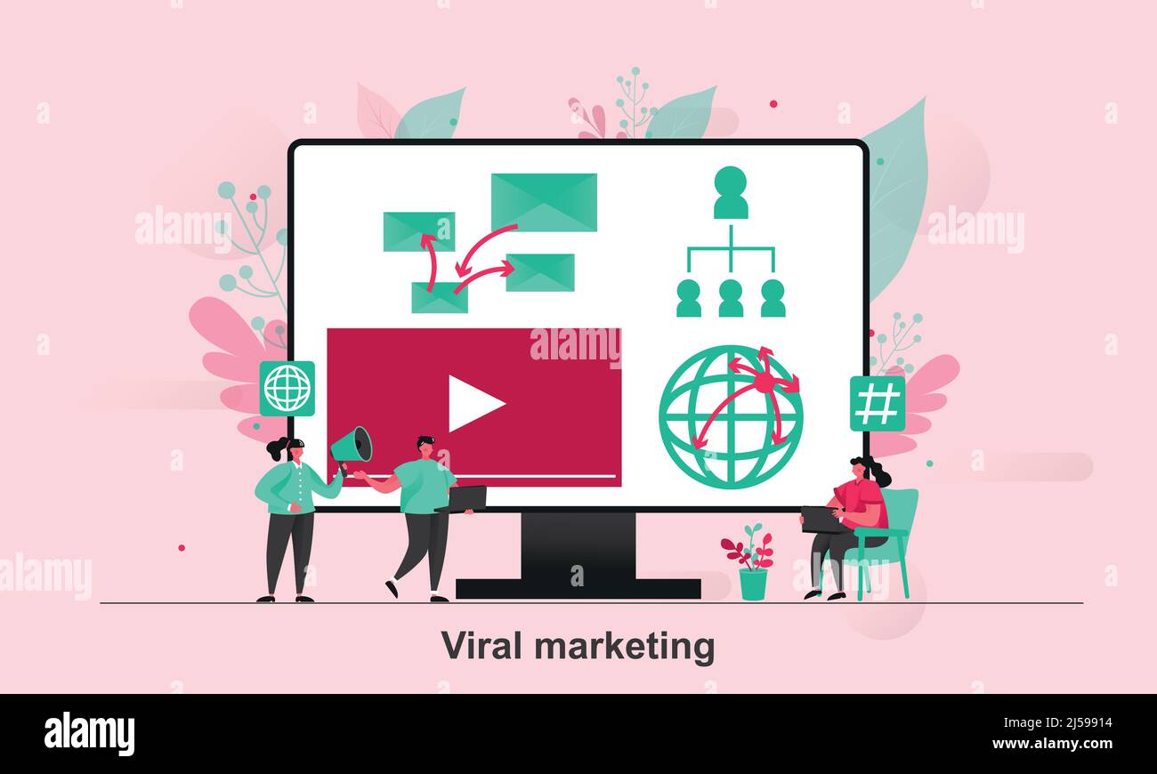 Marketing viral concept Stock Vector Images - Alamy