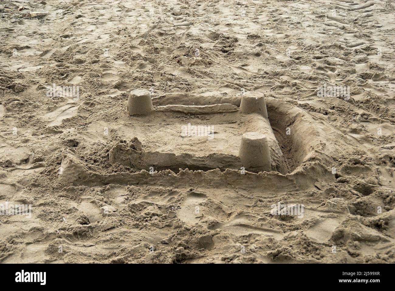 Bad sand castle hi-res stock photography and images - Alamy