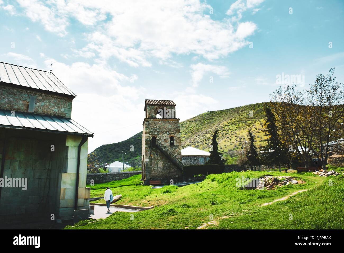 Beautiful Bolnisi Sioni basilica, old famous church and monastery in ...