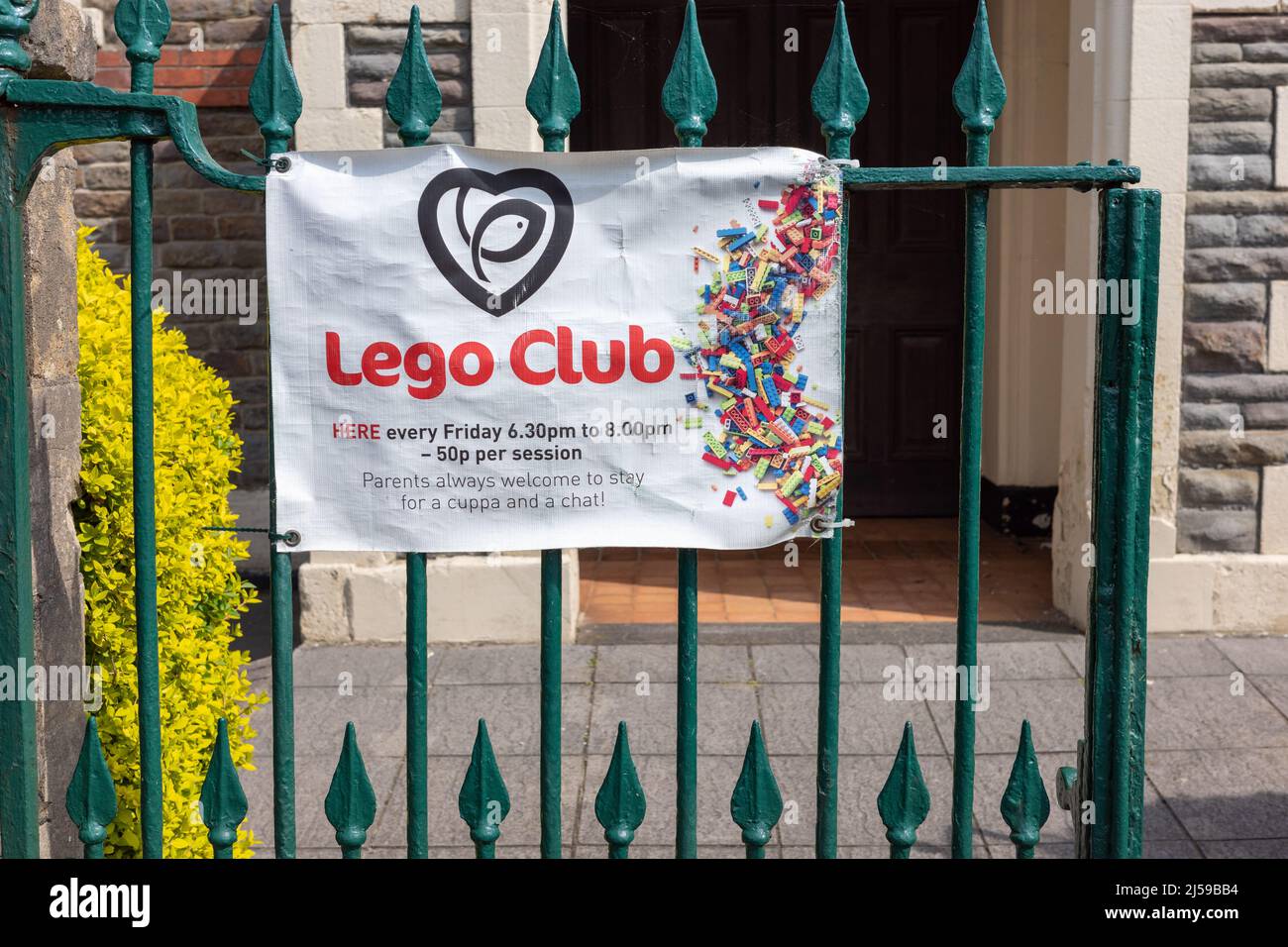 Lego Club sign (Apr22 Stock Photo - Alamy