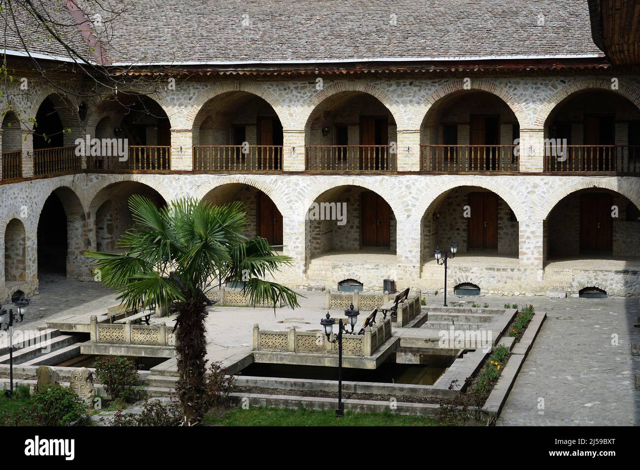 Upper caravanserai, Yuxarı Karvansara, Shaki, Şəki, Azerbaijan ...