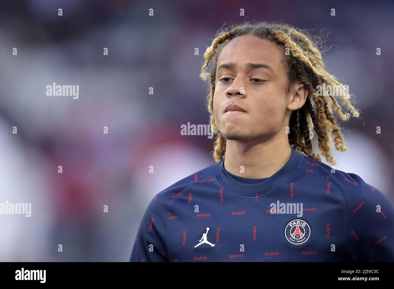 PARIS - Xavi Simons of PARIS SAINT-GERMAIN during the French Ligue 1 ...