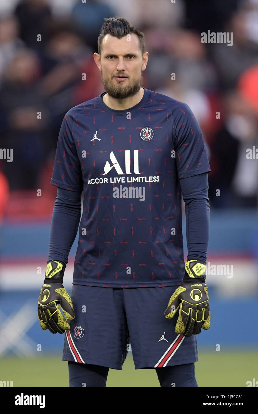 PARIS - Paris Saint-Germain goalkeeper Alexandre Letellier. during the ...