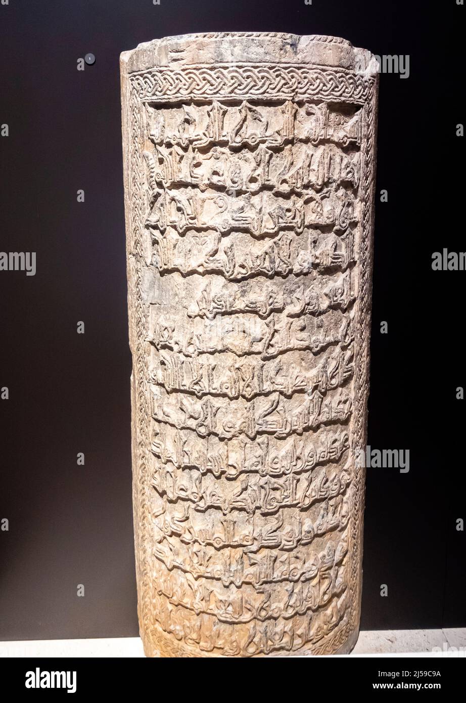 Funerary monument with a cylindrical structure hi-res stock photography ...