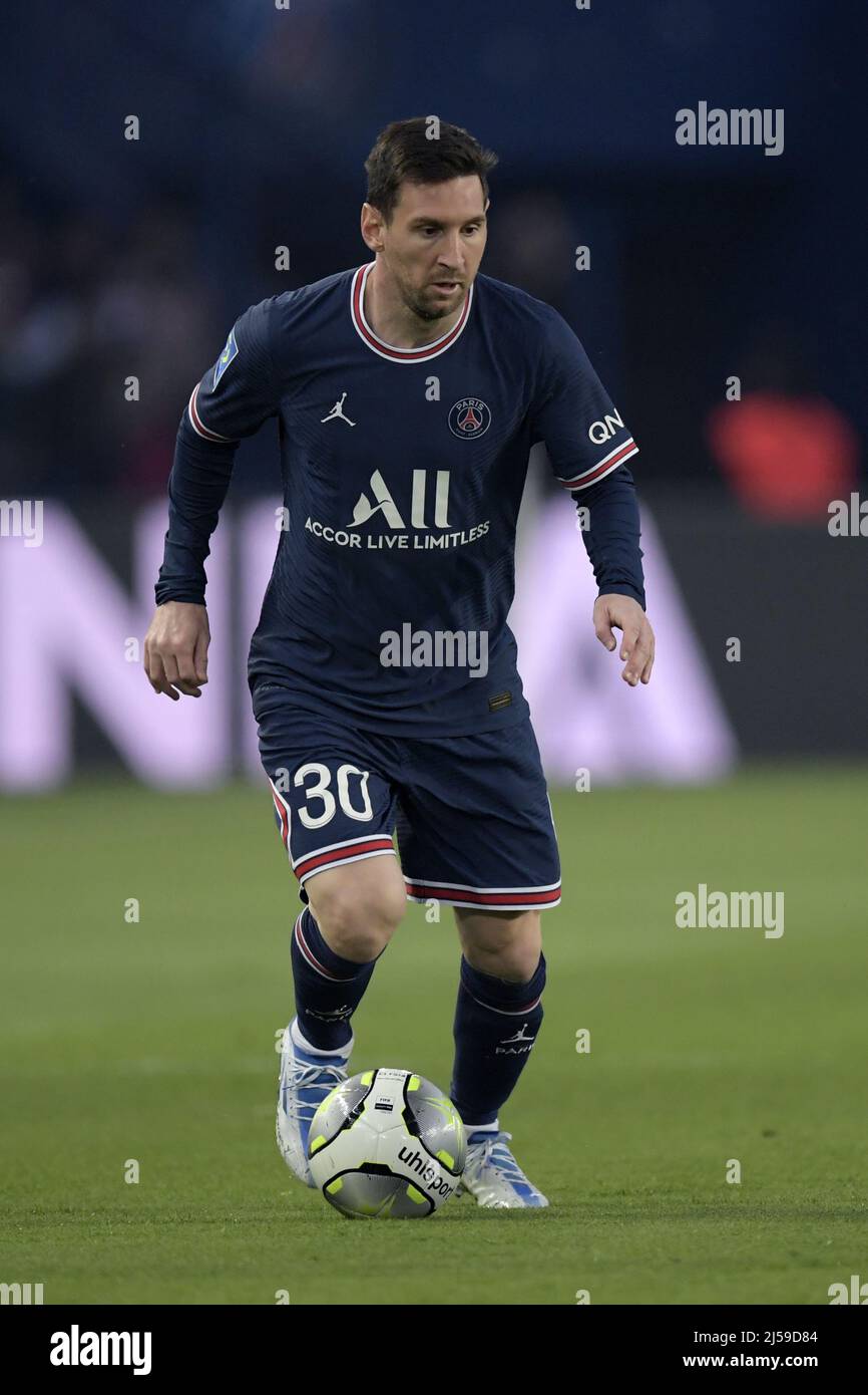 PARIS - Lionel Messi of PARIS SAINT-GERMAIN during the French Ligue 1 ...