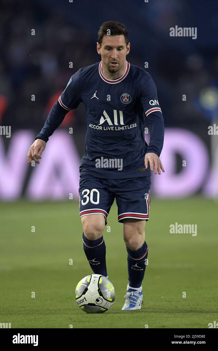 PARIS - Lionel Messi of PARIS SAINT-GERMAIN during the French Ligue 1 ...