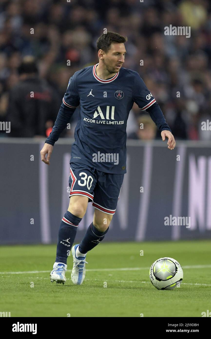 PARIS - Lionel Messi of PARIS SAINT-GERMAIN during the French Ligue 1 ...