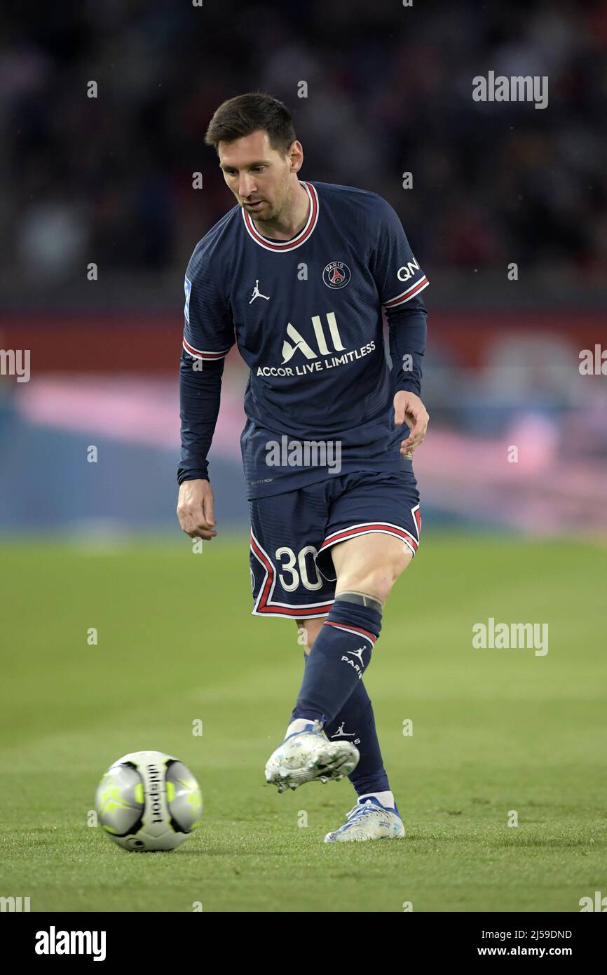 PARIS - Lionel Messi of PARIS SAINT-GERMAIN during the French Ligue 1 ...