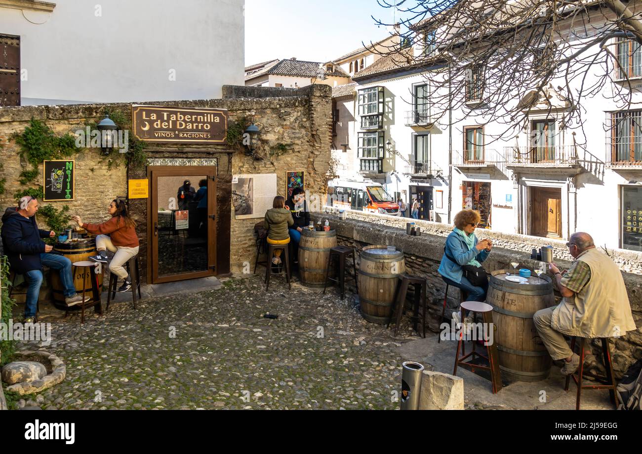 Granada taberna cafe cafes hi-res stock photography and images - Alamy