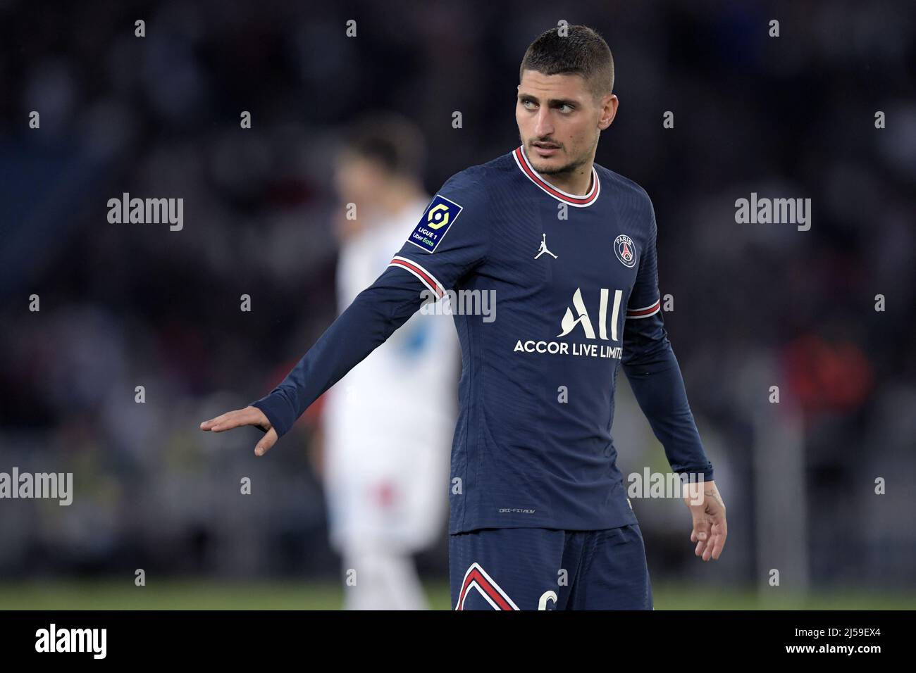 PARIS - Marco Verratti of PARIS SAINT-GERMAIN during the French Ligue 1 ...