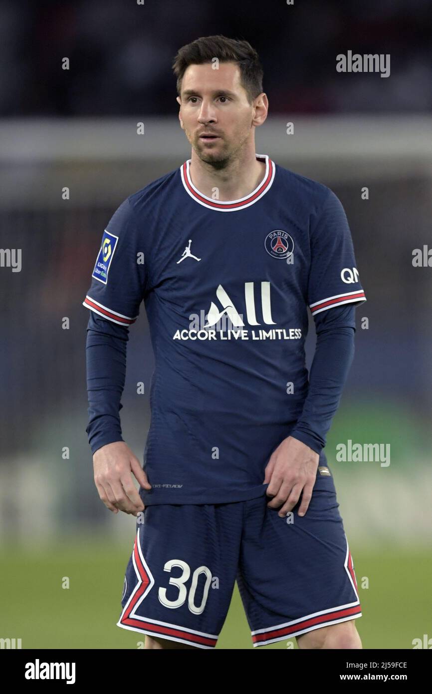 PARIS - Lionel Messi of PARIS SAINT-GERMAIN during the French Ligue 1 ...