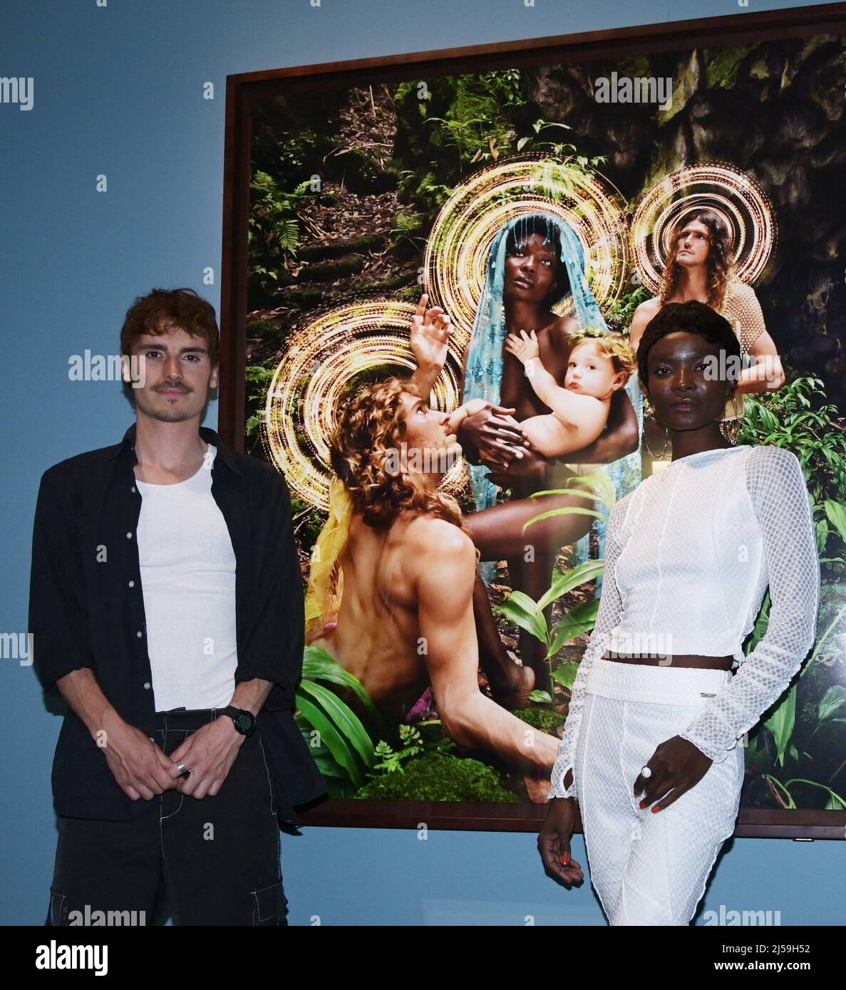 Milan, Italy. 09th Apr, 2022. Milan, Italy David Lachapelle I Believe ...