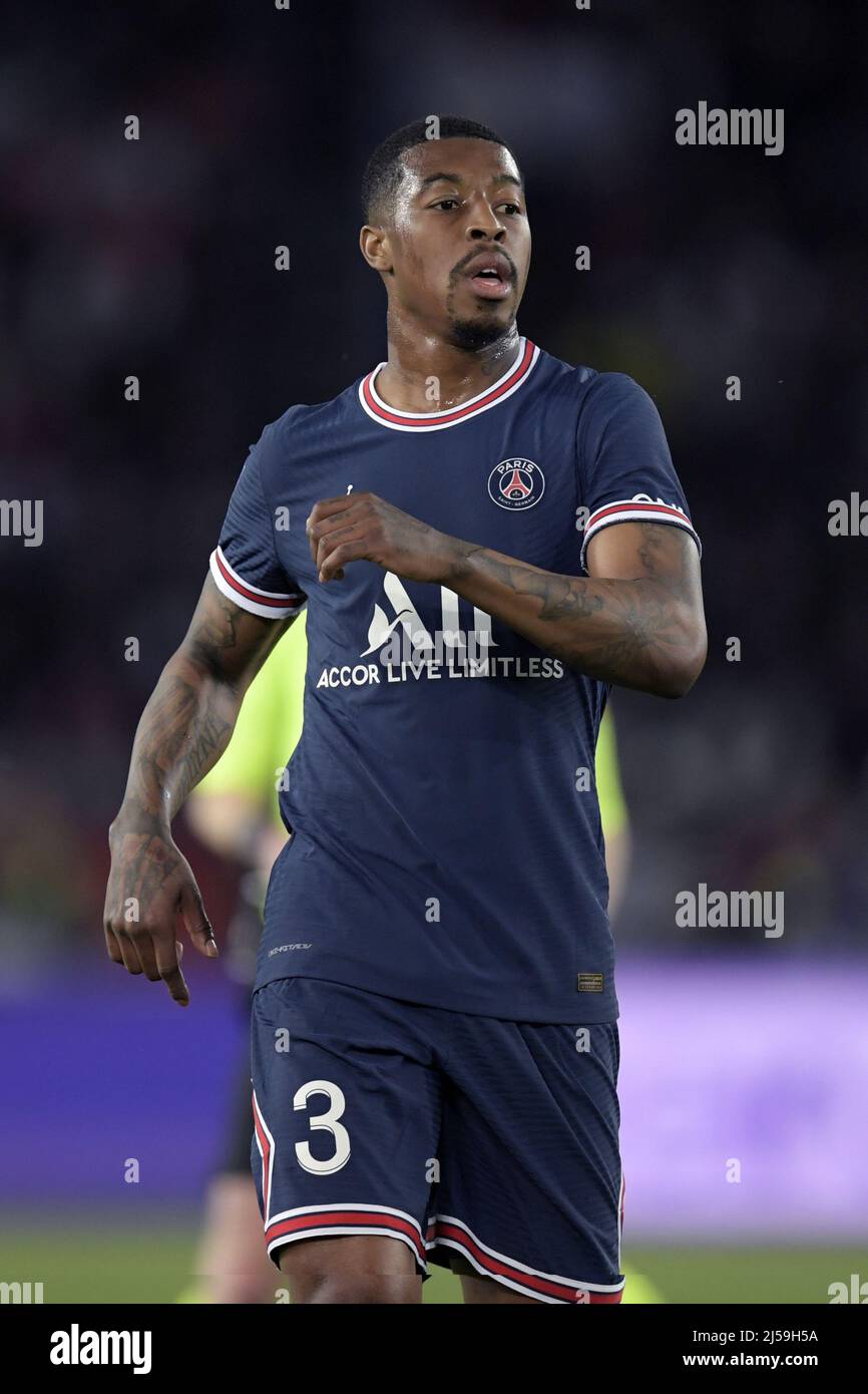 PARIS - Presnel Kimpembe of PARIS SAINT-GERMAIN during the French Ligue ...