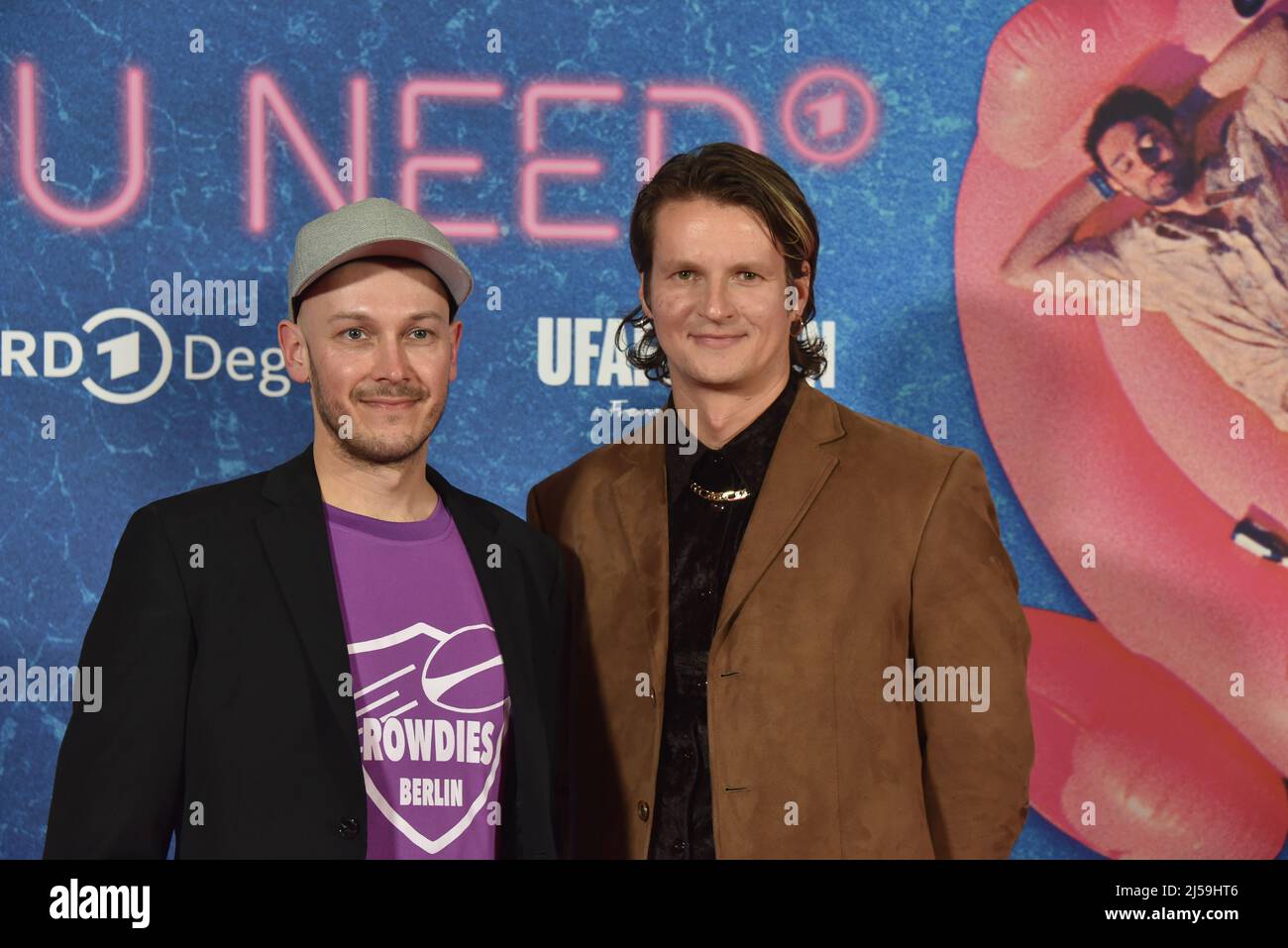 Cologne, Germany. 20th Apr, 2022. Director Benjamin Gutsche and writer ...