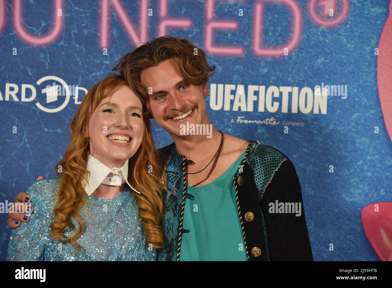 Cologne, Germany. 20th Apr, 2022. Actors Christin Nichols and Ludwig ...