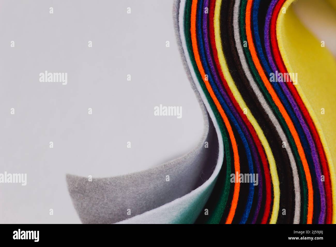 Several colored felt texture background. Assorted color felt fabric ...