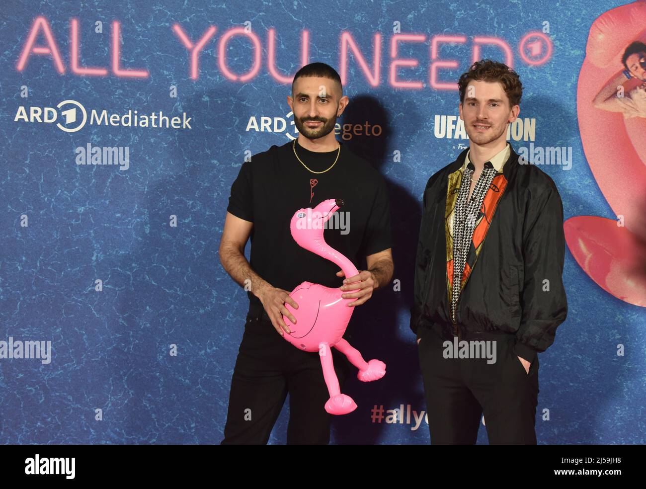 Cologne, Germany. 20th Apr, 2022. Actors Aviran Edri and Martin ...
