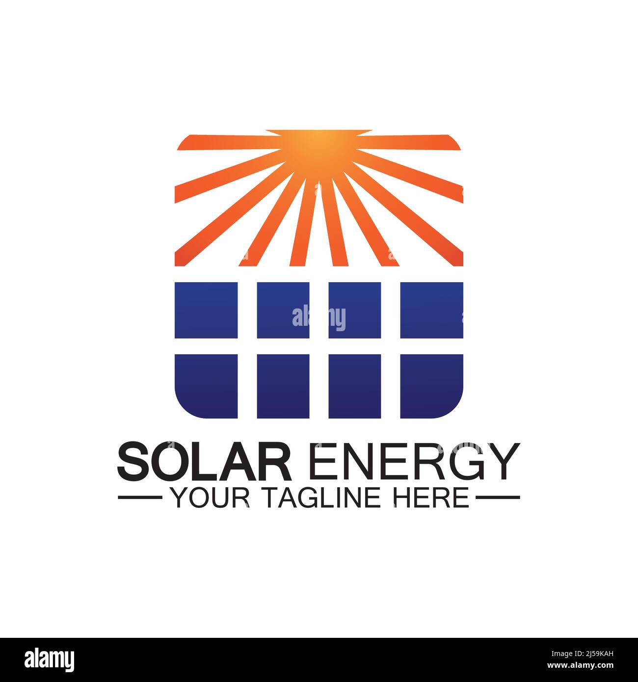 Solar Energy Logo Design Vector Template Stock Vector Image & Art - Alamy