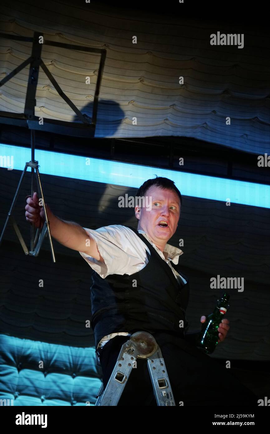 April 14, 2022. - Russia, Moscow. - Moscow Art Theatre. 'The Double ...