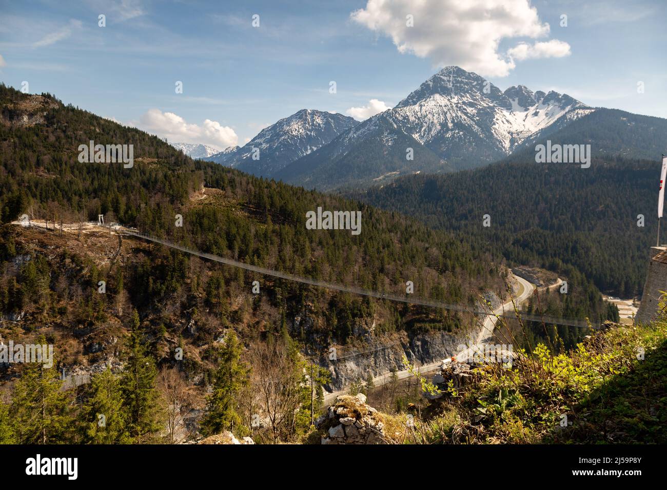 Suspension bridge highline 179 hi-res stock photography and images - Alamy