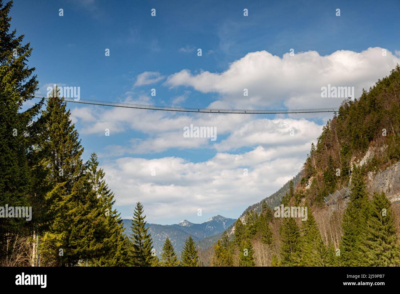 Highline179 Suspension bridge near Reutte, Austria Stock Photo - Alamy