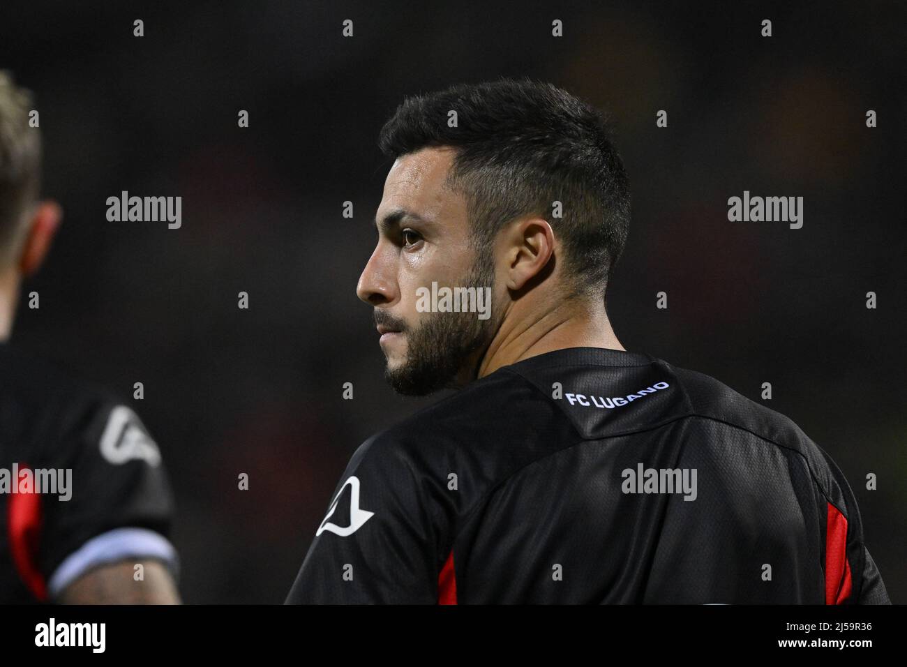 Lugano, Switzerland. 21st Apr, 2022. Milton Valenzuela (#17 FC Lugano ...