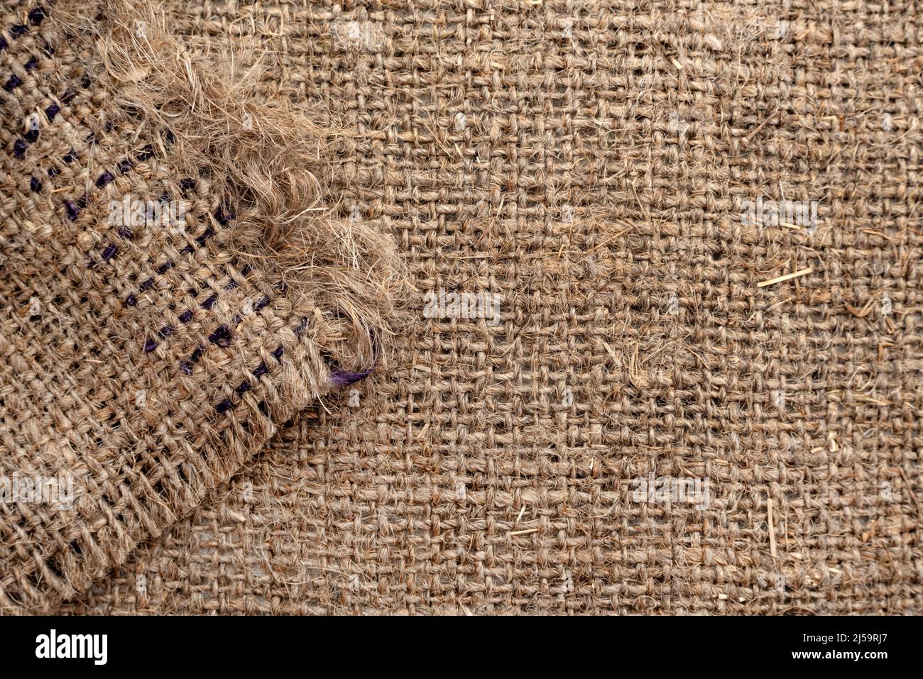 Cloth. The texture of the burlap fabric is close-up. Packaging material. Background Of Burlap ...