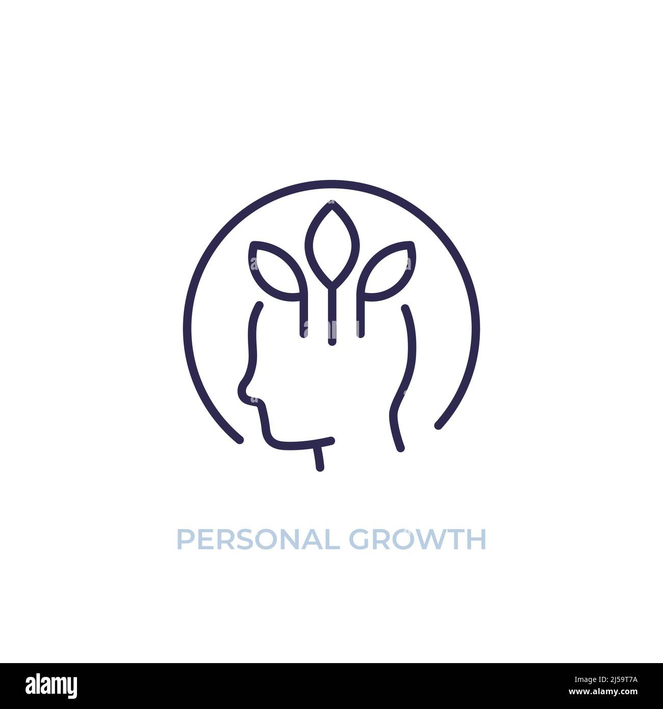 personal growth or self development line icon Stock Vector Image & Art ...