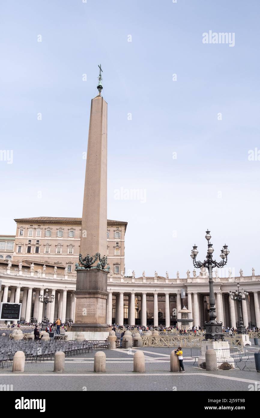 People in large numbers gather for the Easter Sunday service in St ...