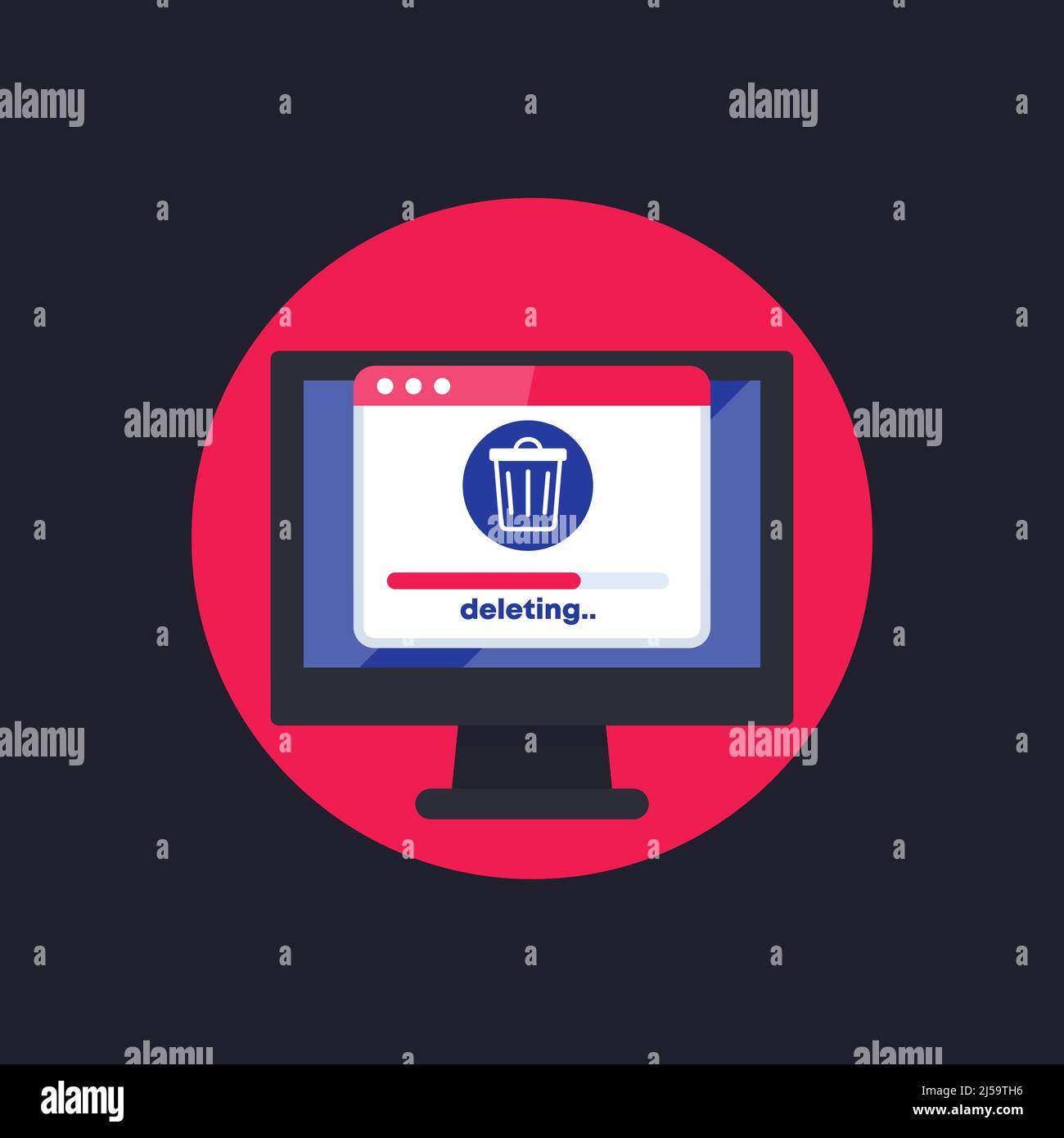Computer bin delete hi-res stock photography and images - Alamy