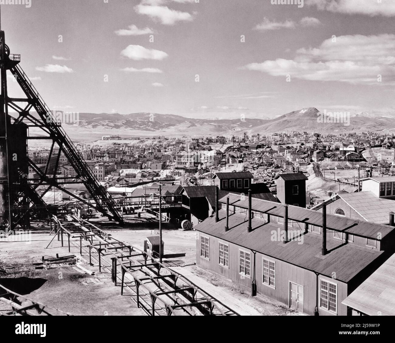 Butte montana 1940s hi-res stock photography and images - Alamy