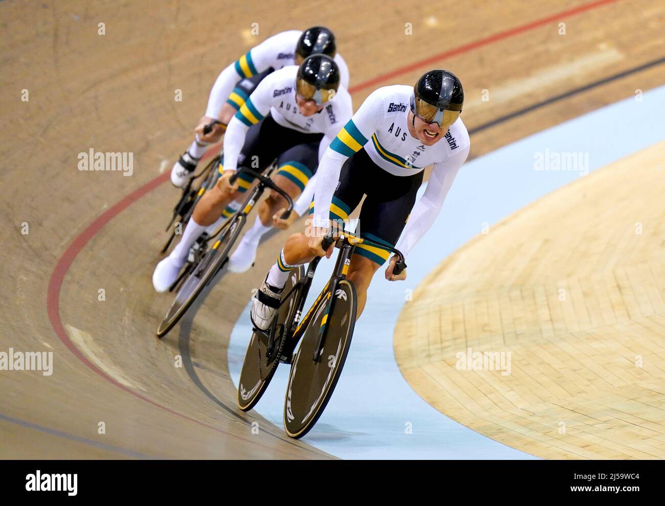 Australia's Leigh Hoffman, Thomas Cornish and Matthew Richardson in ...