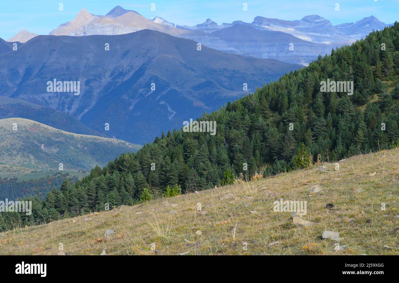 Mountainscapes in the Aragonese Pyrenees Stock Photo - Alamy