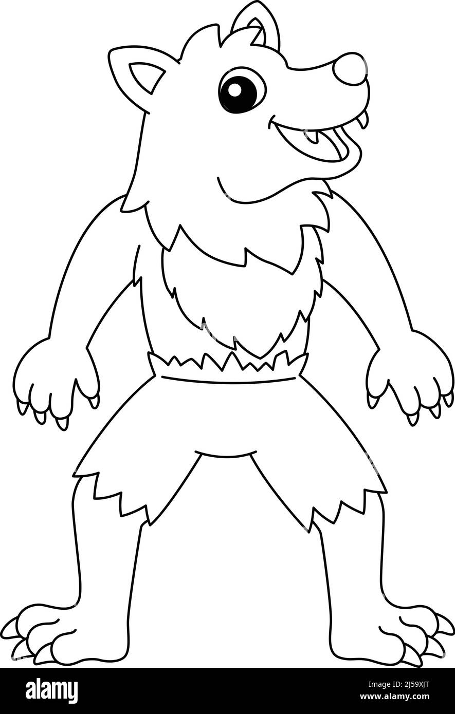 Wolfman Coloring Pages