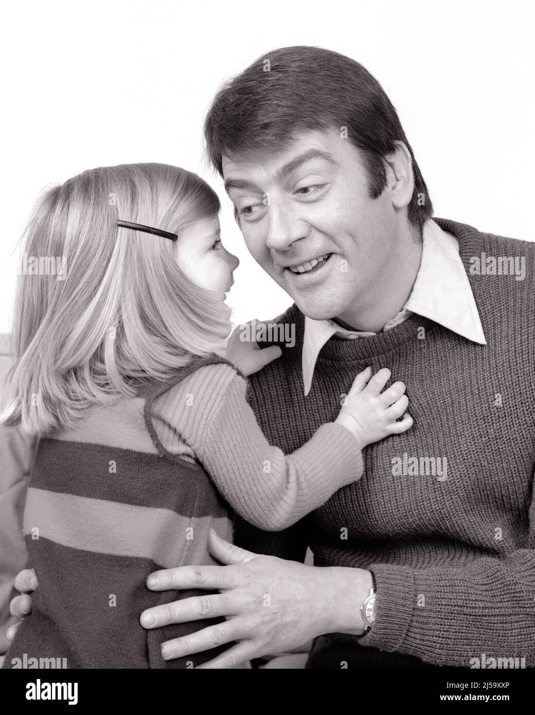 Vintage father daughter 1970s hi-res stock photography and images - Alamy