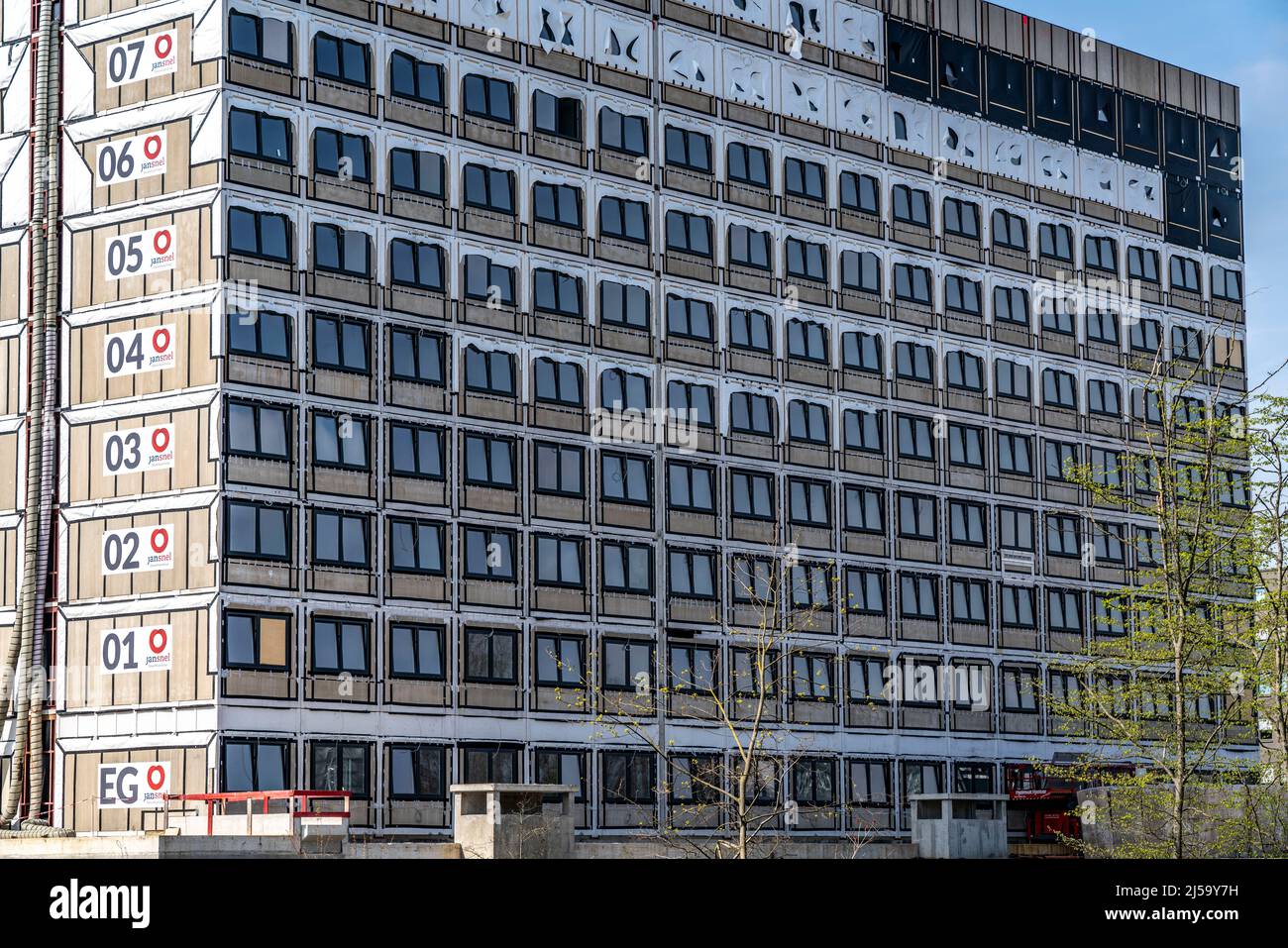 Construction site of the Community Campus, here 737 student flats, of ...