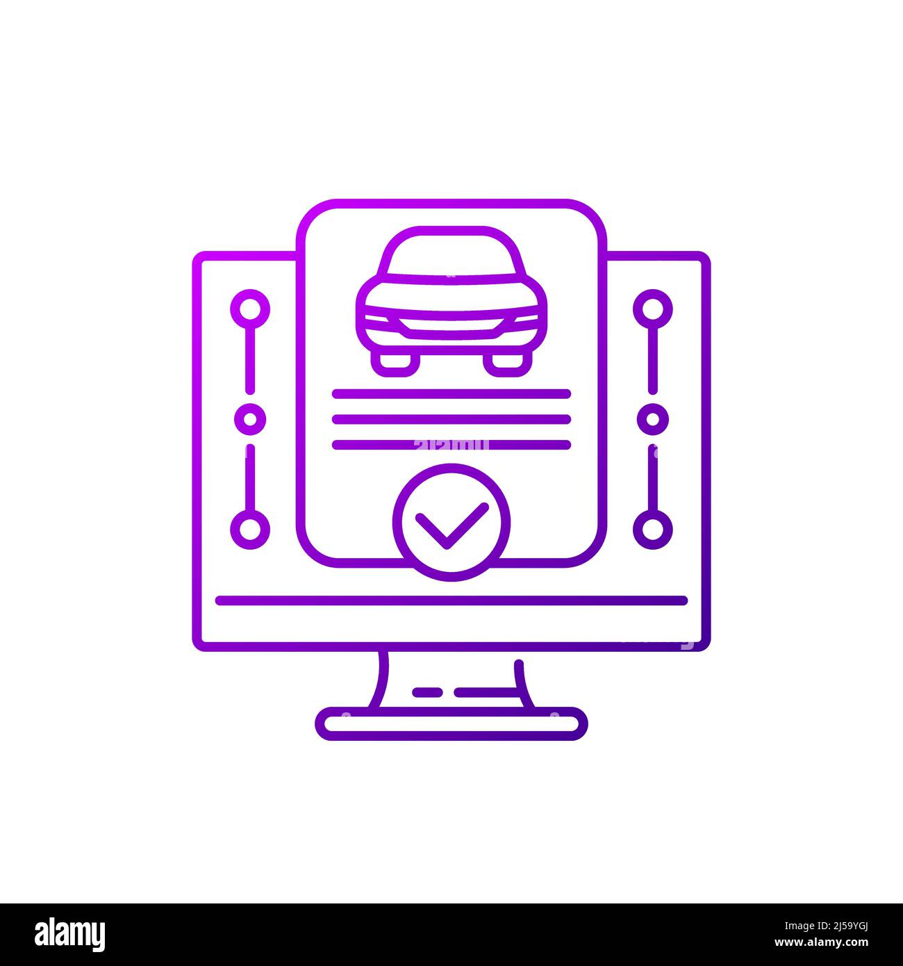 Vehicle registration history Stock Vector Images - Alamy