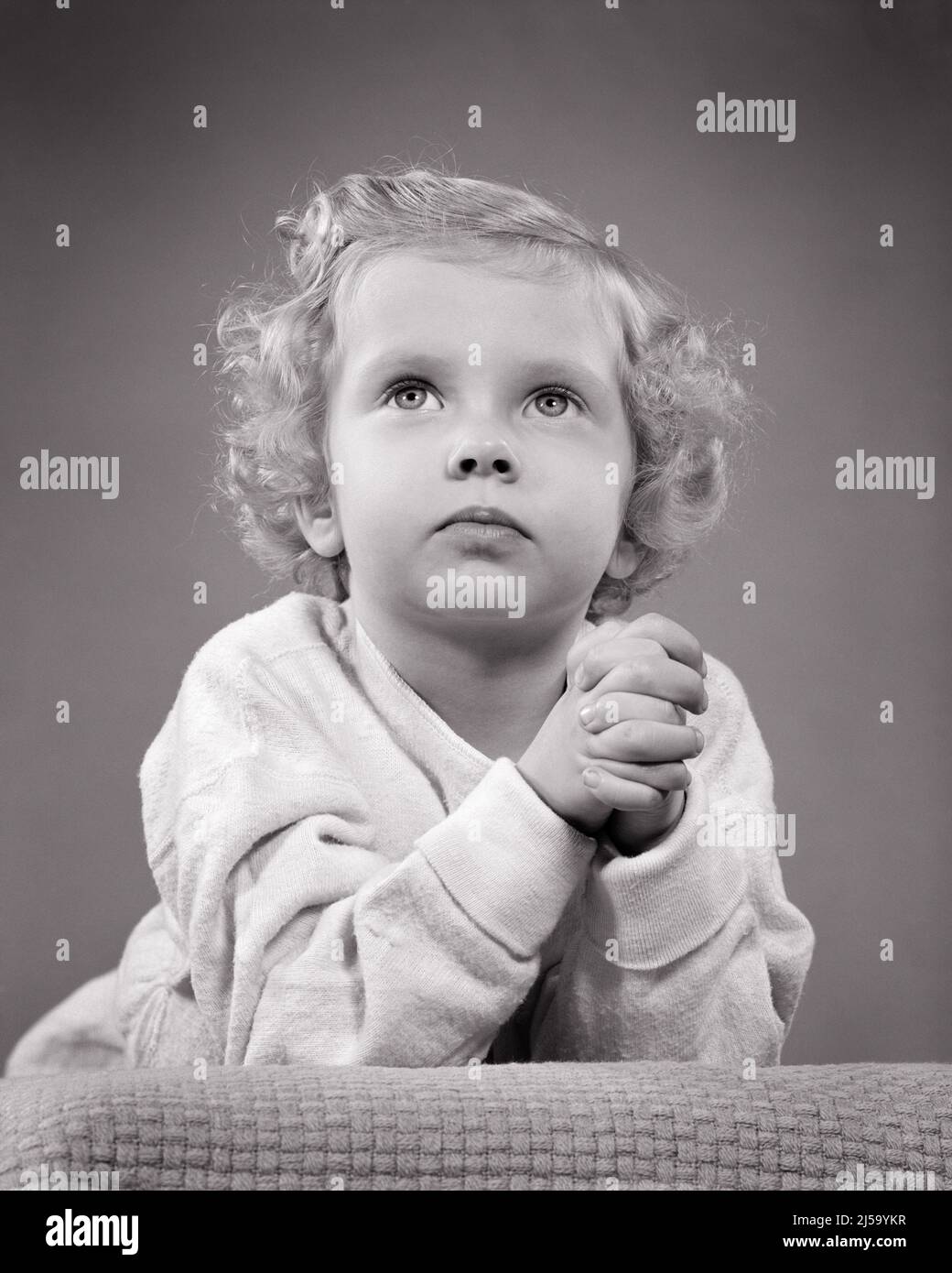 Religion belief faith praying looking up black and white hi-res stock ...