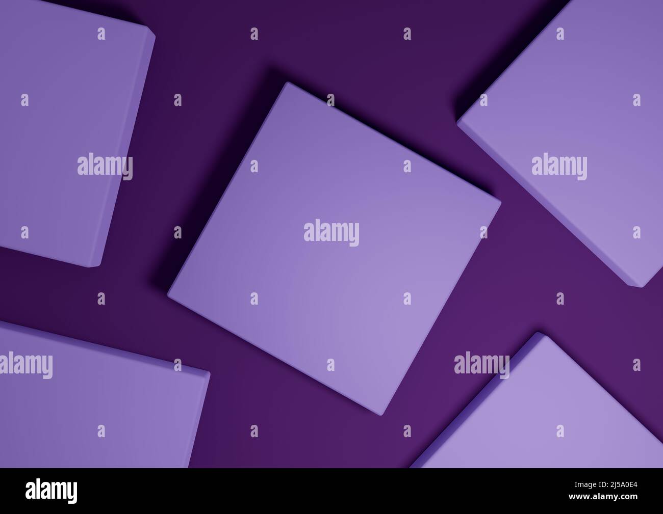 Dark purple, violet, 3D render minimal, simple top view flat lay ...