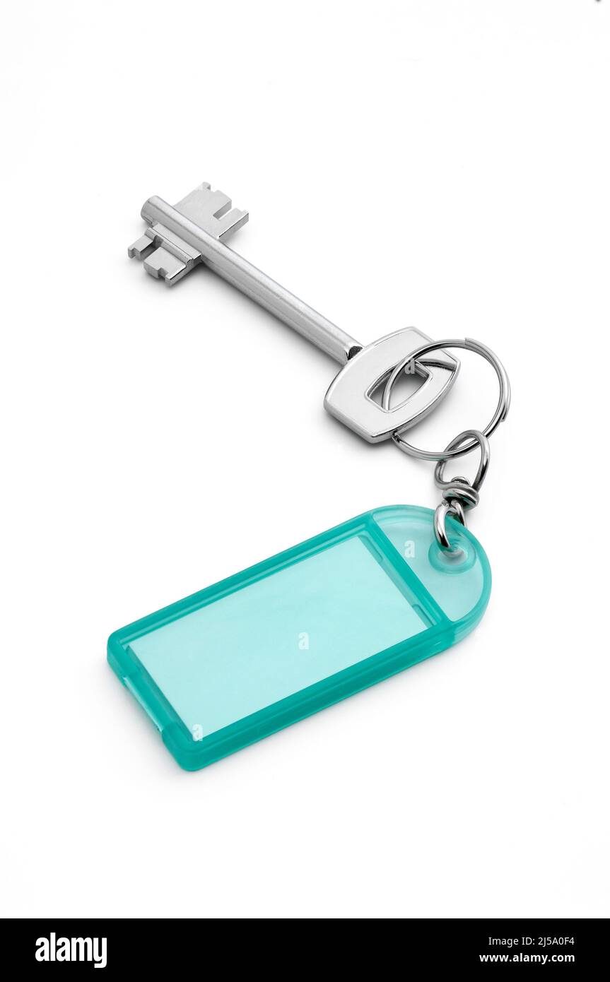 Security key with label to insert text Stock Photo - Alamy