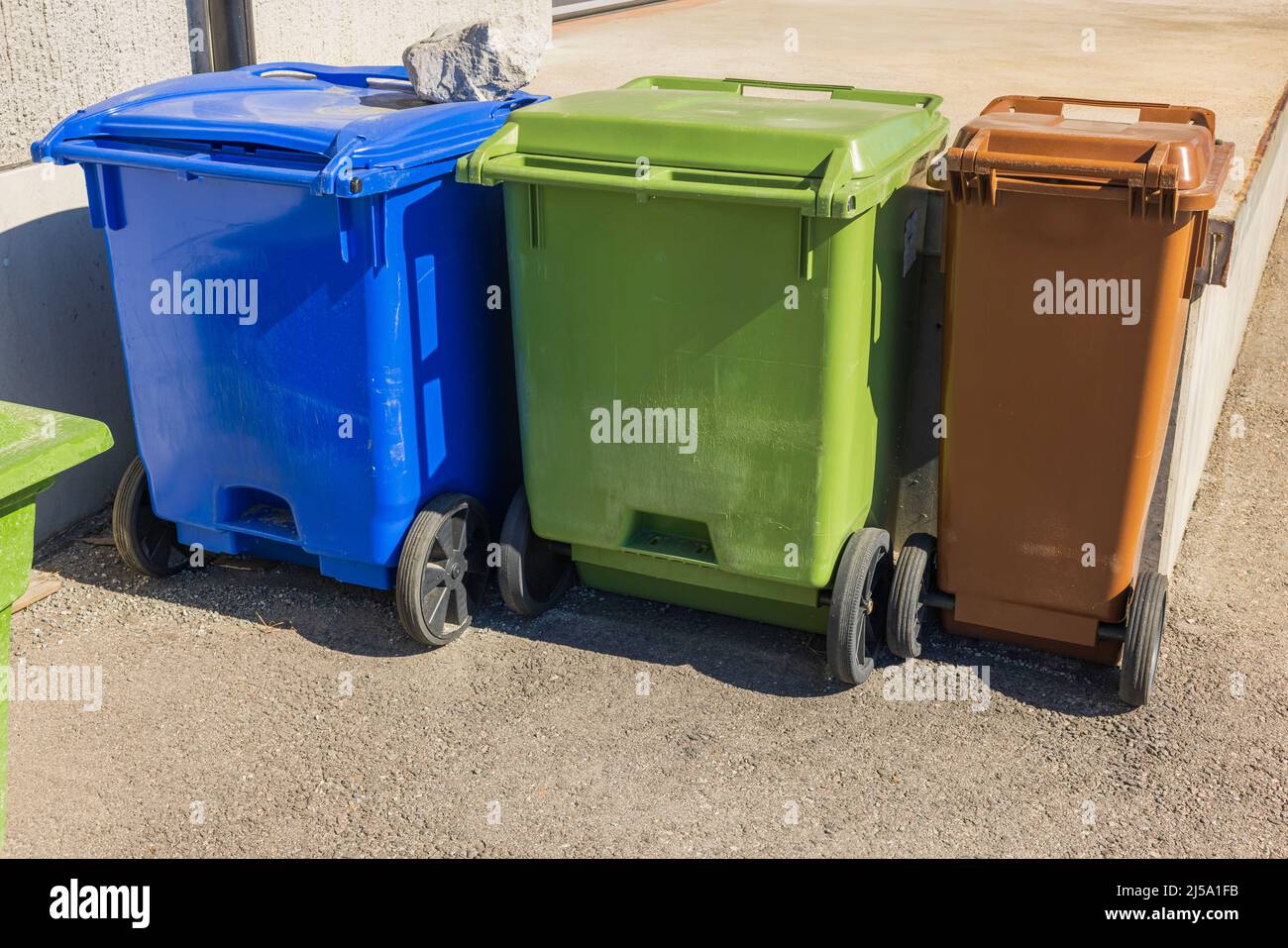 Green food waste recycling dustbin hi-res stock photography and images ...