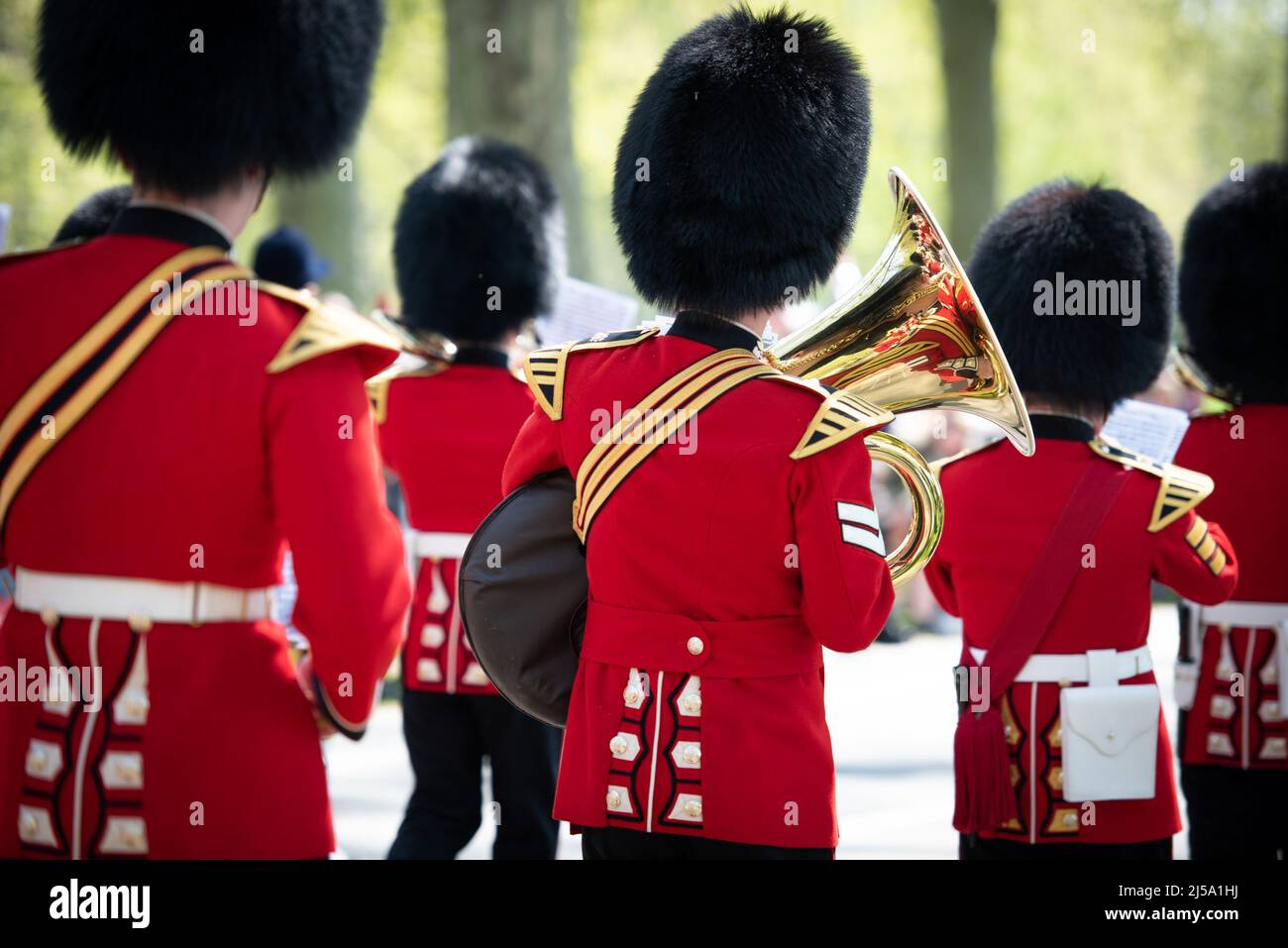 The Band of the Scots Guards performed ‘Happy Birthday’ at the 41 Gun ...