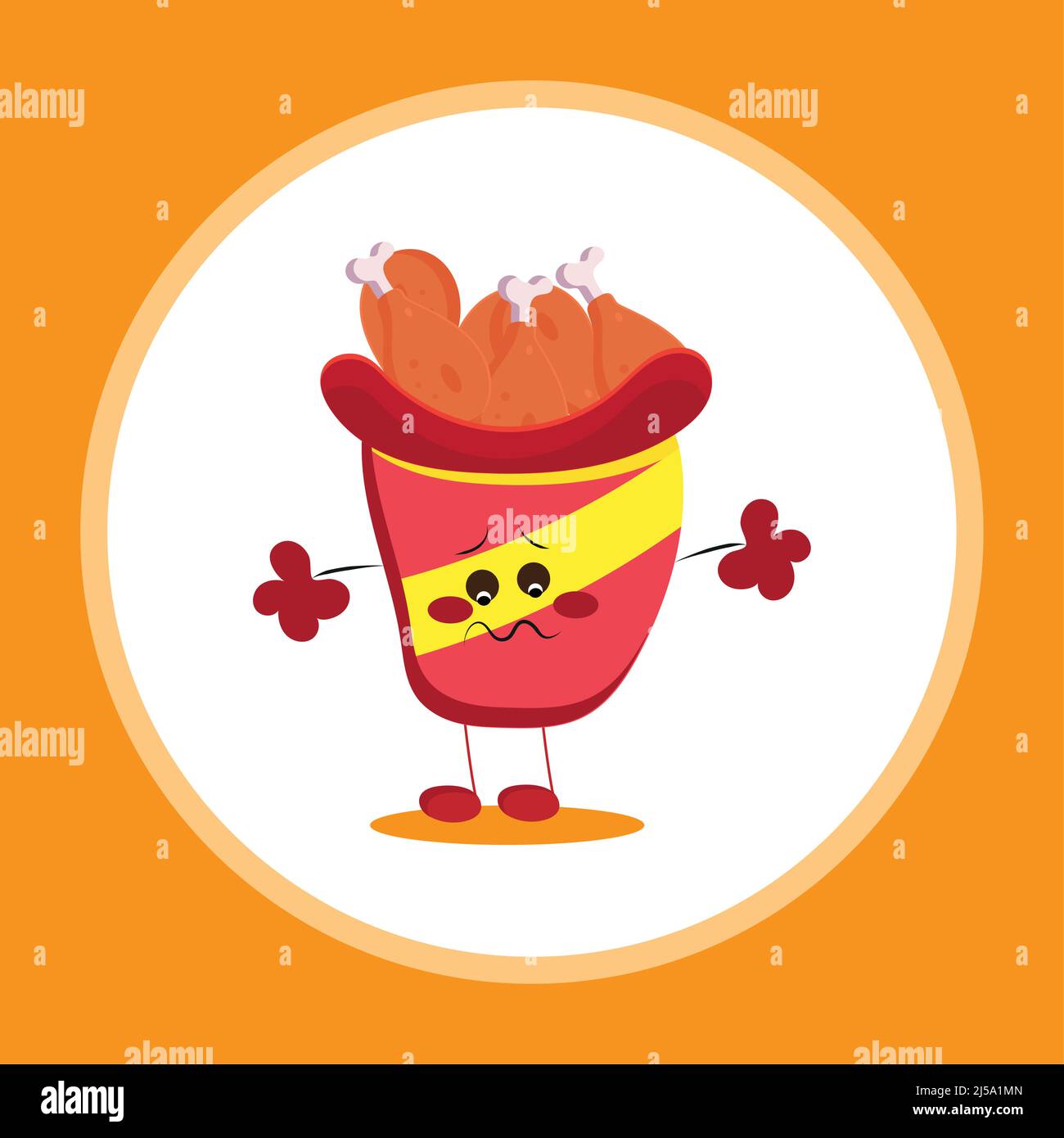 Cute Cartoon Chicken Food