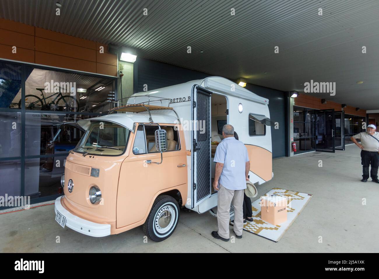 VW Volkswagen classic kombi RV rental vehicles at Sydney camping show ...