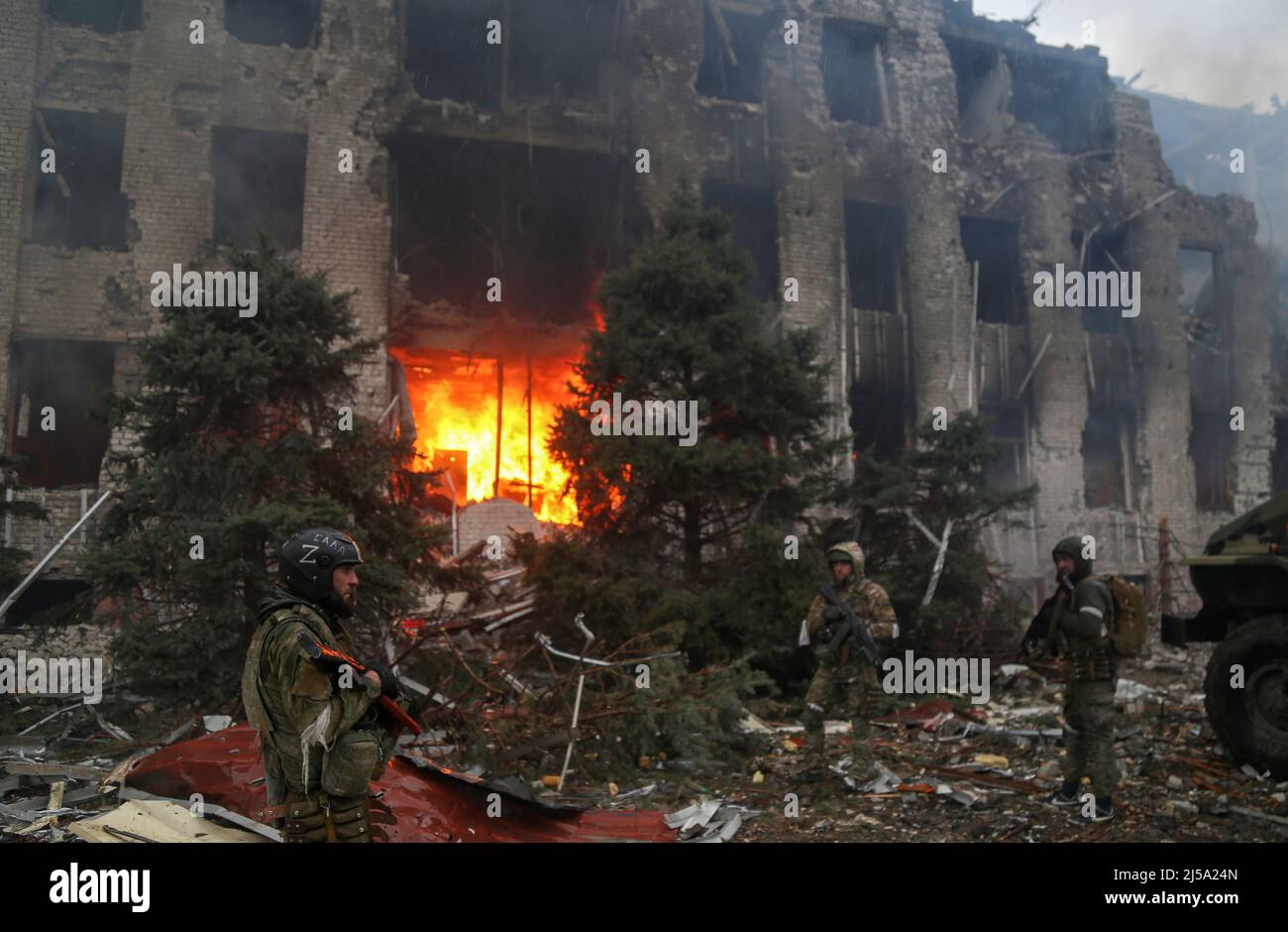 Chechen fighters ukraine hi-res stock photography and images - Alamy