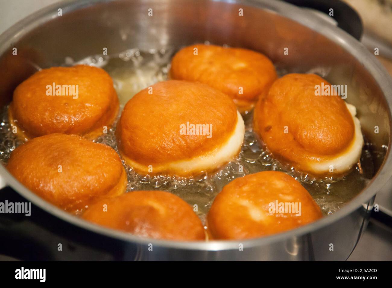 Donuts Berliner homemade bakery (German Doughnut Stock Photo - Alamy