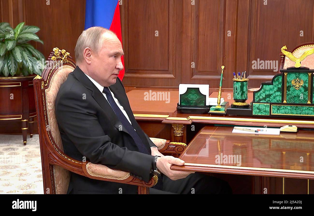 Putin and sergei shoigu 2022 hi-res stock photography and images - Alamy