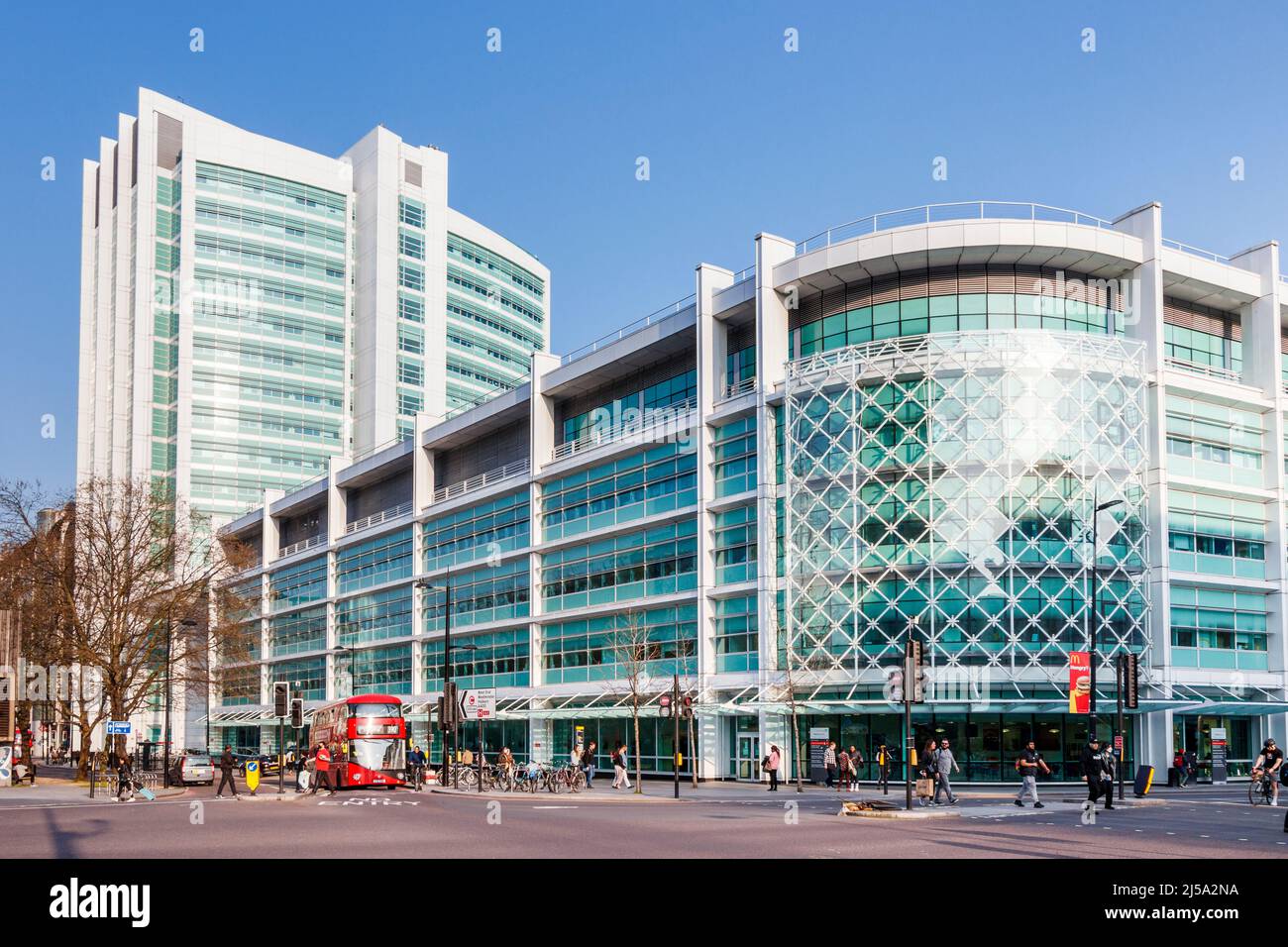 University College Hospital (UCH) on Euston Road, London, UK Stock ...